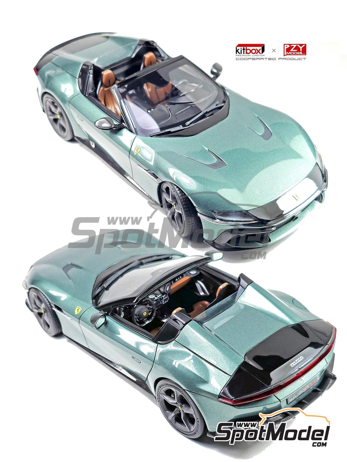 Kitbox PZY Model KB08-26: Car scale model kit 1/24 scale - Ferrari 12 Cilindri Spider (ref. KB08 ...
